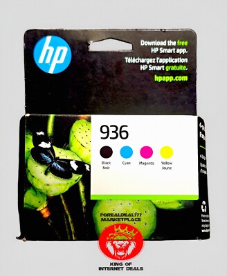 HP 936/4 Pack Standard Capacity New Ink Cartridges - Black-Magenta ...