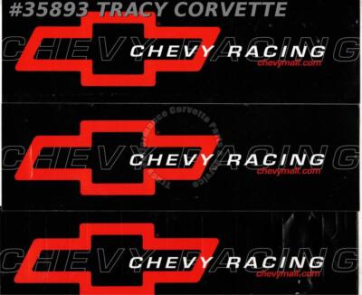 3 Chevy Racing Decal Stickers 10 x 3 | eBay