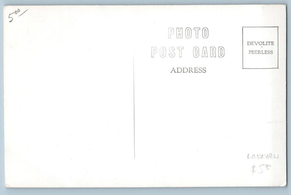 Lakeview Oregon OR Postcard General View c1950's Eastman's Studio RPPC ...