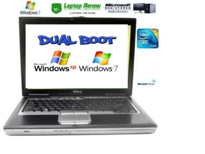 Dell Laptop Dual Boot Windows XP PRO/ 7 Pro 4GB, 500gb SSD,RS232 DB9 ...