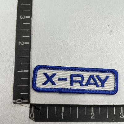 Blue On White X-RAY Tab Patch 09C0 | eBay
