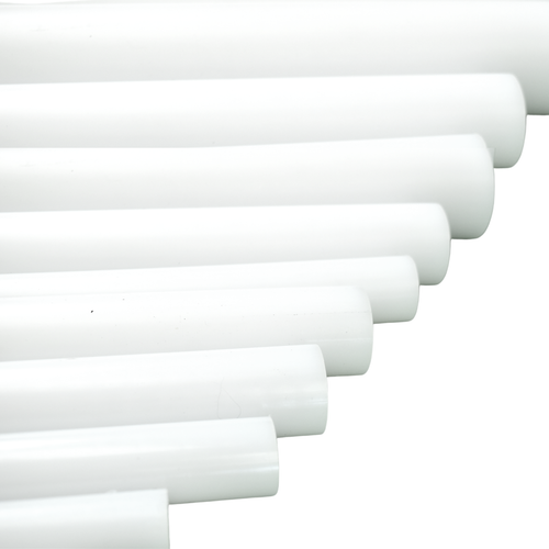 BuyPlastic White, Virgin Natural UHMW Plastic Rod 1 3/4" Diameter x 1 ...