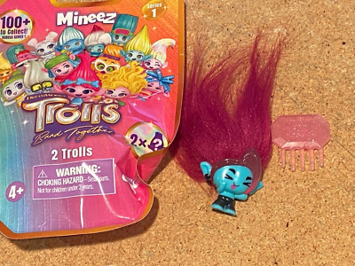 Trolls Mineez HairRageous Floyd Ultra Rare 02-01 *NEW/No Package* DTB ...