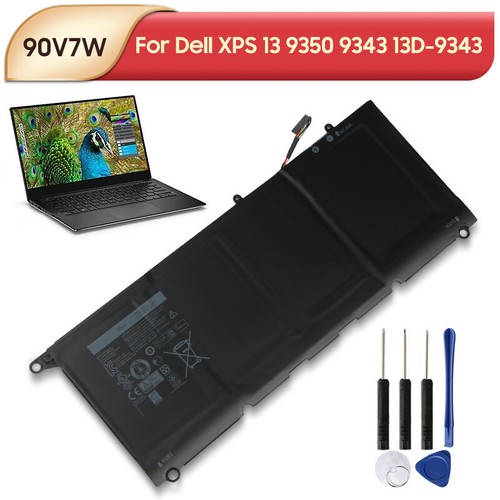 Original Battery 90V7W 0N7T6 JHXPY 5K9CP For Dell XPS 13 9350 9343 13D ...