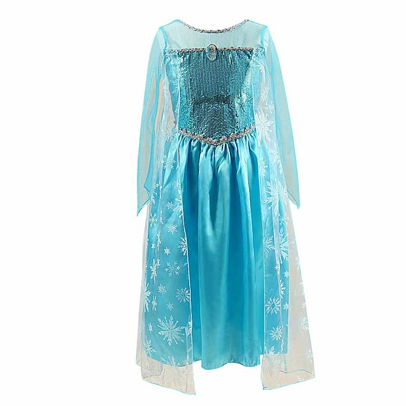 Disney Fancy Anna Elsa Frozen Cosplay Costume Party Girls Princess ...