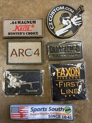 2020 SHOT SHOW PATCH Lot #5 Tactical Hook &loop Patches | eBay