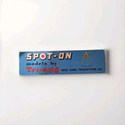Spot On Triang Road Sign Presentation Set with 8 signs | eBay UK