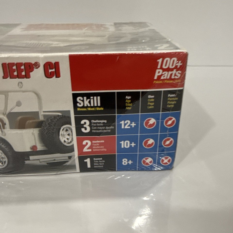 AMT/ERTL - DUKES OF HAZZARD - DAISY'S JEEP CJ 1:25 MODEL KIT - FACTORY ...