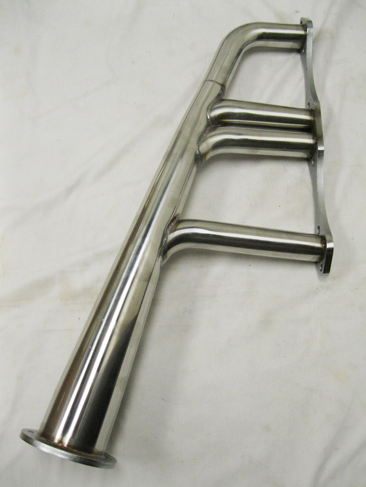 SBC Chevy Lake Style Lakester Street Rat Rod Headers Stainless 1 5/8 ...