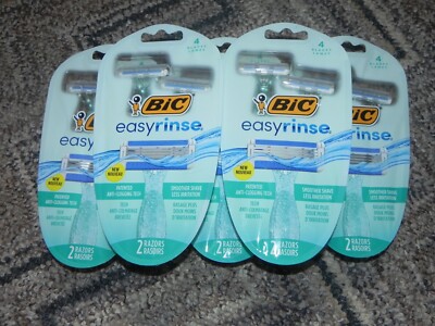 Lot 5 Packs Women's Bic Easy Rinse Razors (2 per pack, 10 total) | eBay