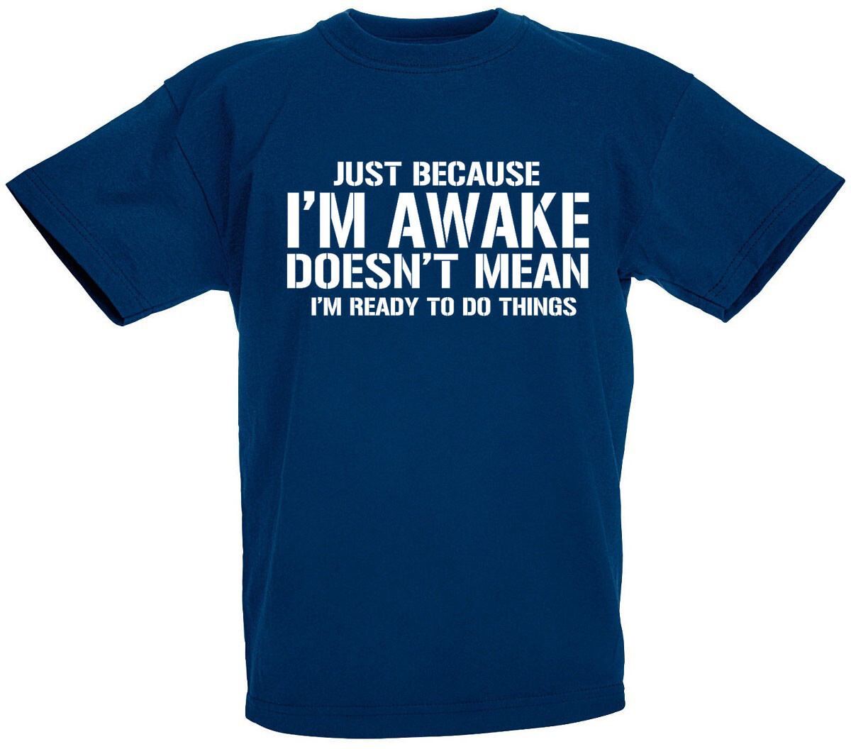 Just Because I'm Awake T-Shirt, Gifts for boys son teens birthday gift ...