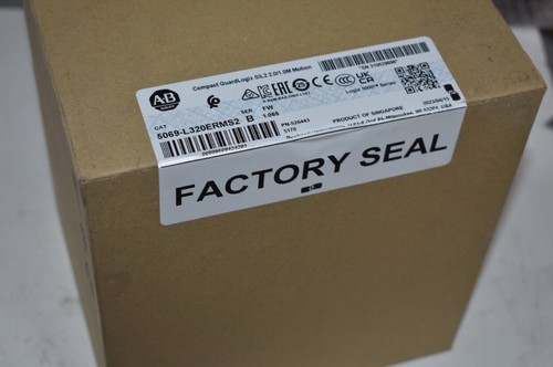 NEW Sealed Allen Bradley 5069-L320ERMS2 GuardLogix 5380 Safety ...