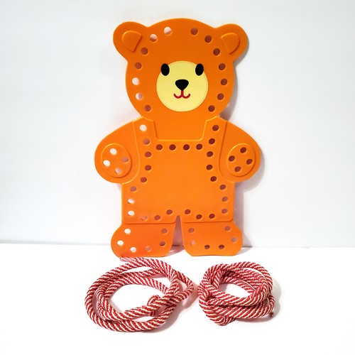 Vintage 1980 Fisher Price Little Lace Ups Bear #728 Preschool Toy | eBay