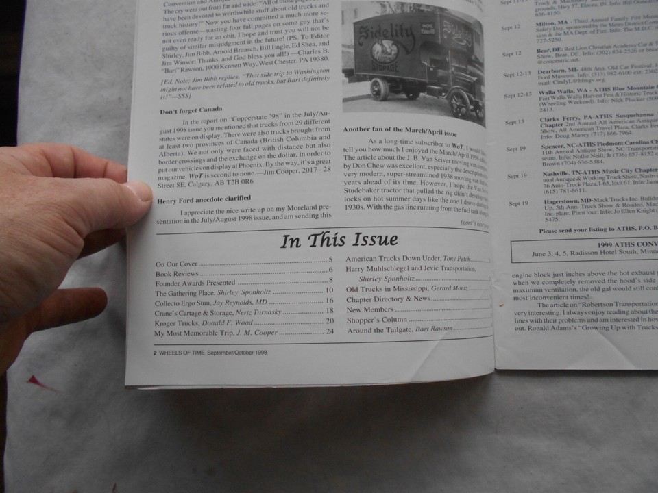 WHEELS OF TIME Magazine-SEPTEMBER,1998 | eBay