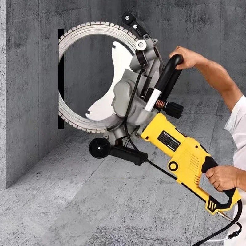 Hand Held Concrete Brick Cement Cutting Machine Ring Saw Wall Blade ...