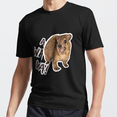 Awawa! Angry Screaming Hyrax Meme Cute & Funny Funny Silly Active T ...