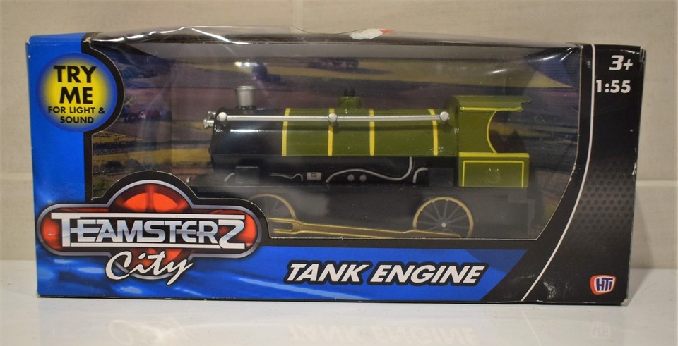 TEAMSTERZ DIECAST MODEL STEAM TANK ENGINE TRAIN SOUNDS RED BLUE THOMAS ...