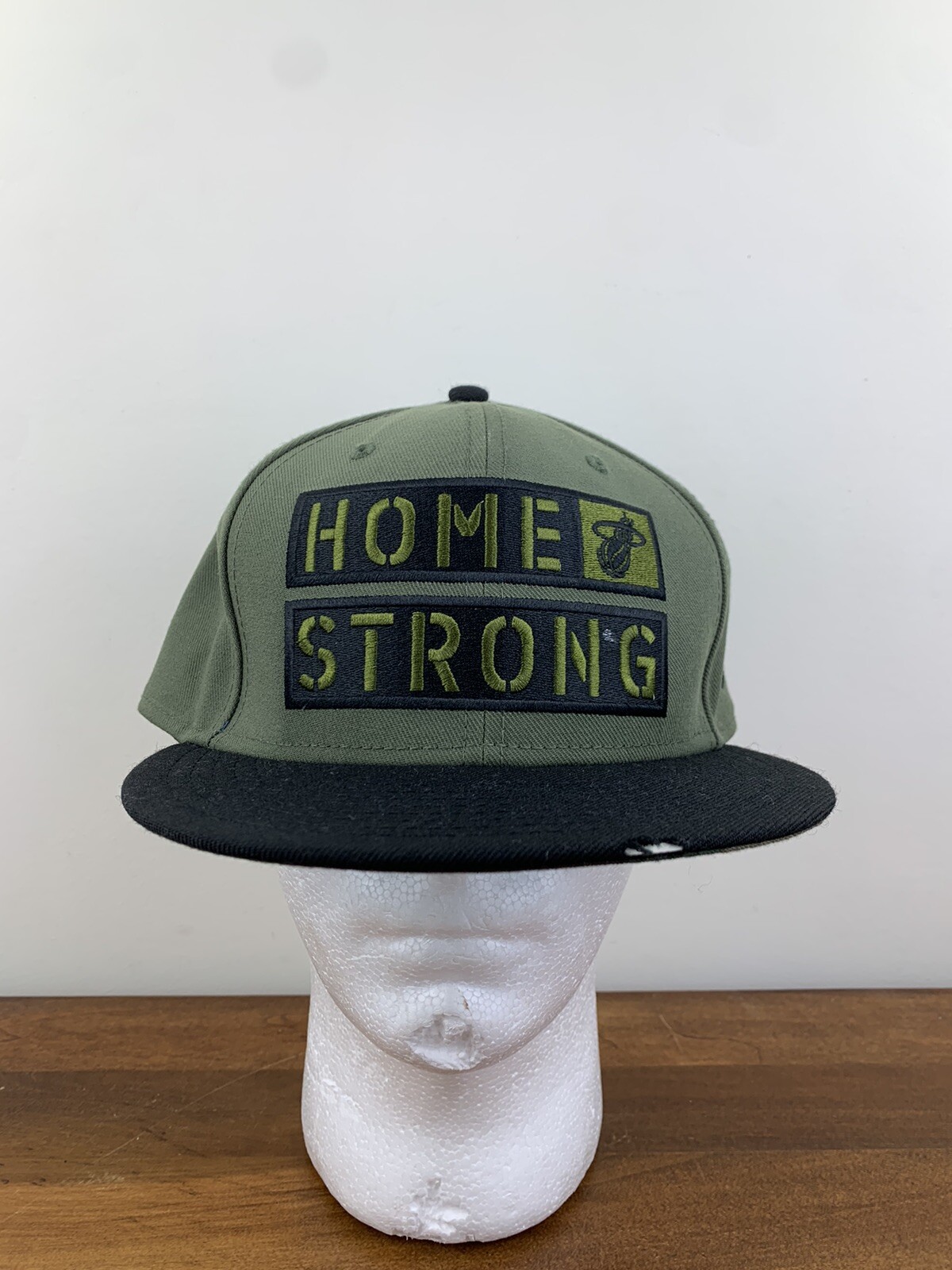 RARE Miami Heat New Era 59fifty NBA Home Strong Hat C… - Gem