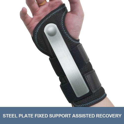 1Pc Arthritis Sprain Wrist Hand Brace Stabilizer Straps Wristband with ...