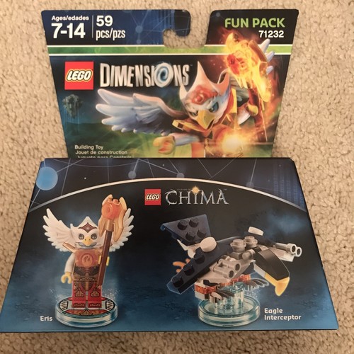 New LEGO Dimensions Chima Fun Pack 71232 Eris / Eagle Interceptor ...