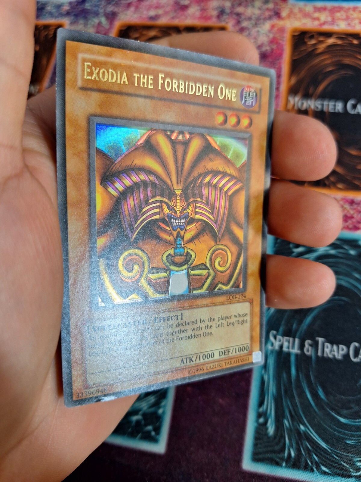 Yu-Gi-Oh! Exodia the Forbidden One LOB-124 Ultra Rare OG Unlimited NM ...