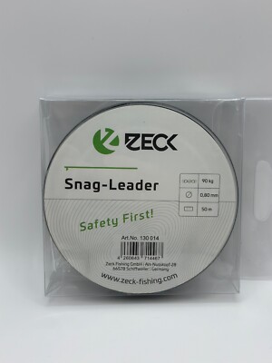 Zeck Snag Leader 0,80mm 90kg 50m Schlagschnur für Wallerangeln, Angelzubehör | eBay.de
