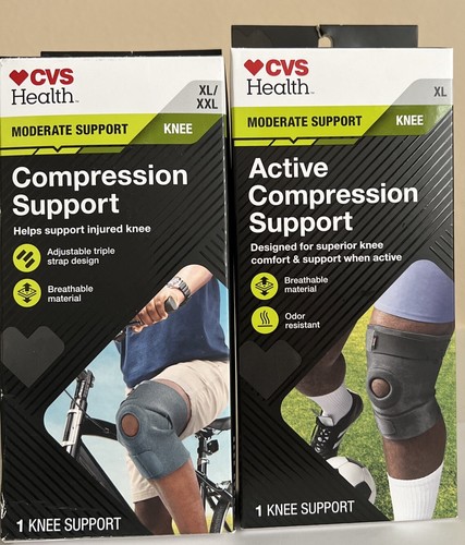 2 Pack Moderate Support, KNEE, Compression Support XL & XL/XXL | eBay
