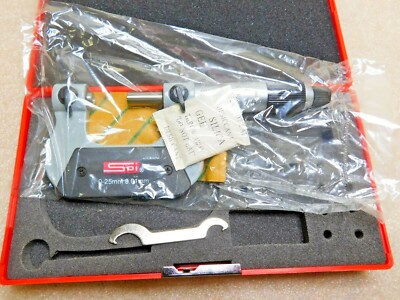 SPI Screw Thread Micrometer 0-25mm Range 0.01mm Graduation W/O ANVILS ...