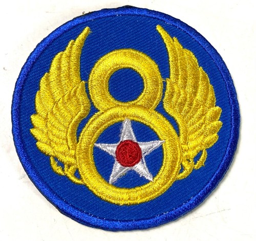 WWII US ARMY 8TH AIR FORCE "MIGHTY 8" JACKET SLEEVE INSIGNIA PATCH | eBay