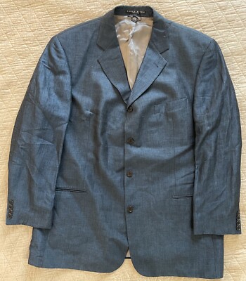 HUGO BOSS Made In USA Almost Vintage Linen Blend 4-Button Jacket in ...