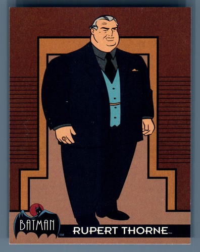 1993 Topps Batman The Animated Series Trading Card Rupert Thorne #37 of ...