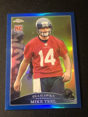 2009 Topps Chrome Blue Refractor Mike Teel #TC189 Rookie RC | eBay