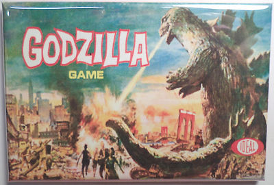 Godzilla Board Game Box 2"x3" MAGNET Refrigerator Locker Retro | eBay