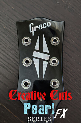 Greco Lawsuit era Split Diamond I MOP Guitar Headstock Logo Vinyl ...