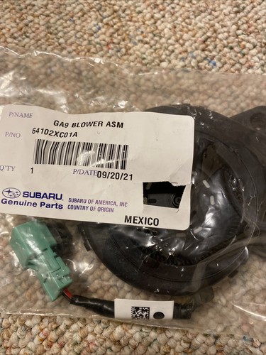 NEW Subaru HVAC Seat Blower Unit 64102XC01A Ascent Legacy Outback 2019 ...