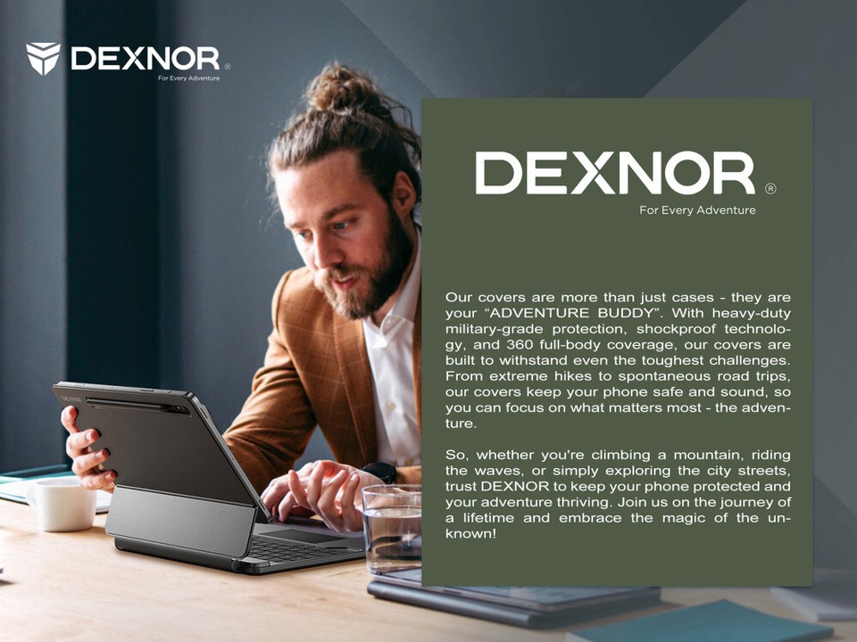 Dexnor Keyboard Case for Samsung Galaxy Tab S9 11"/ S9 FE 10.9"with S ...