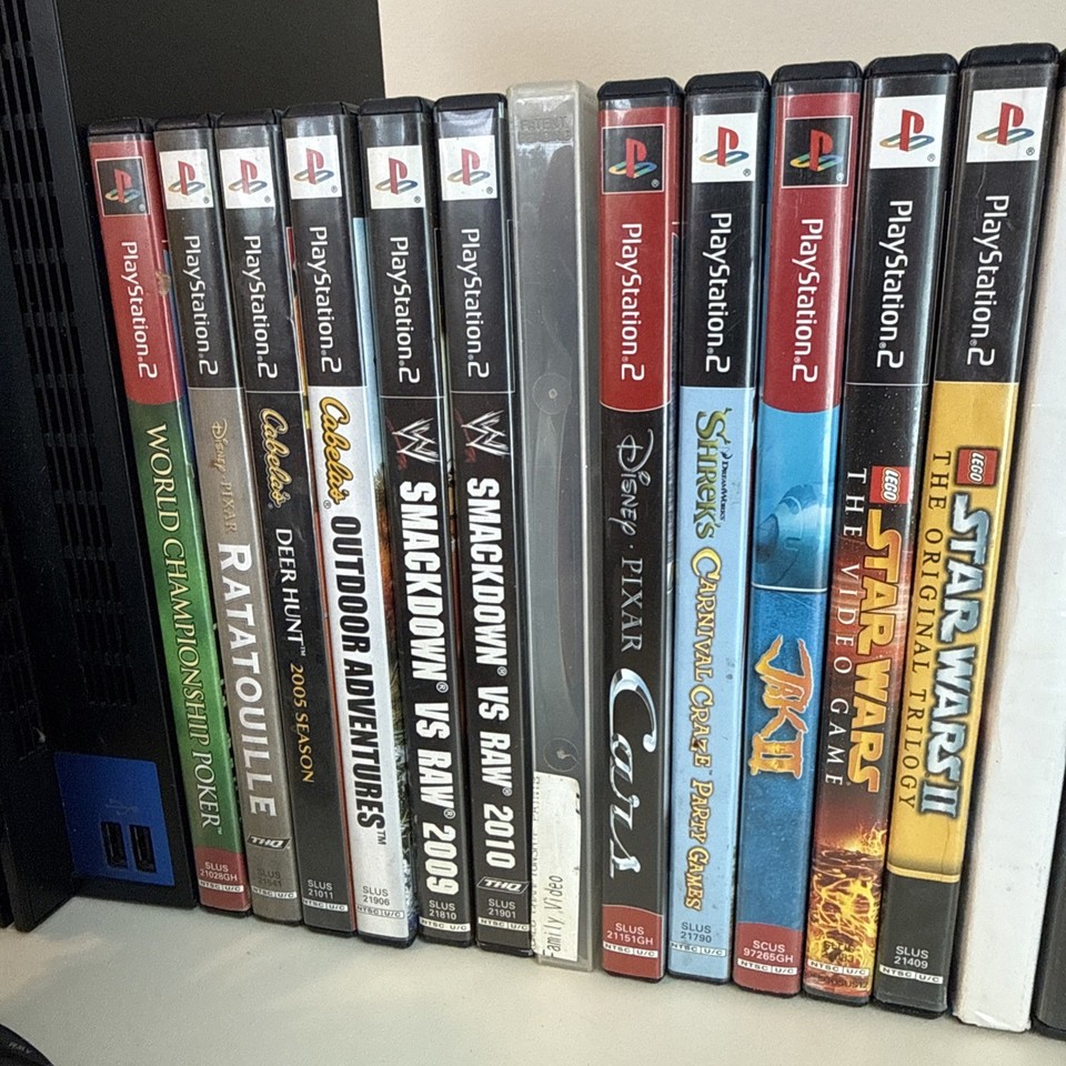 Sony Playstation 2 Console PS2 Fat SCPH-50001 Bundle20Games 3 ...