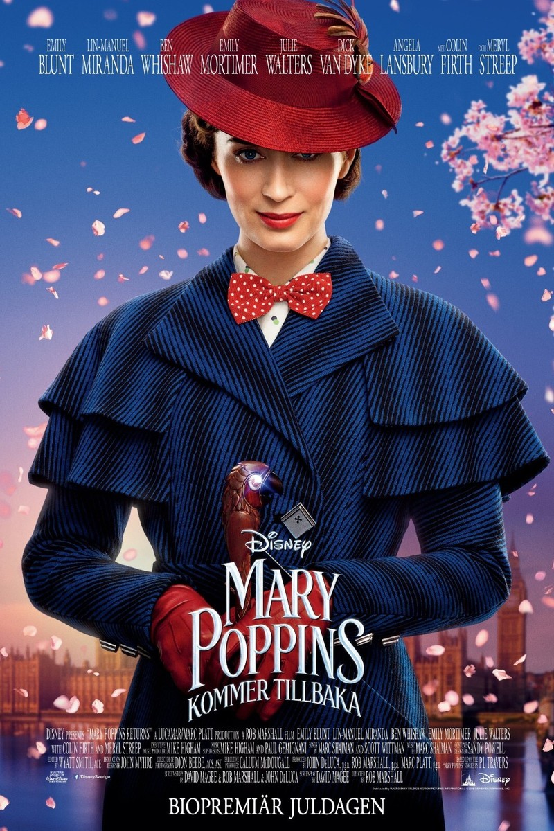 Mary Poppins Poster Mary Poppins Returns New Character Posters