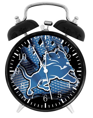 Detroit Lions Alarm Desk Clock Home or Office Decor F93 Nice Gift | eBay