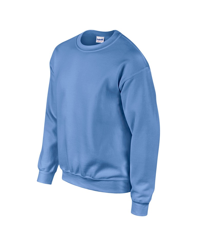 Gildan G180 Adult Cotton/Polyester Crew Neck Heavy Blend Fleece Knit ...