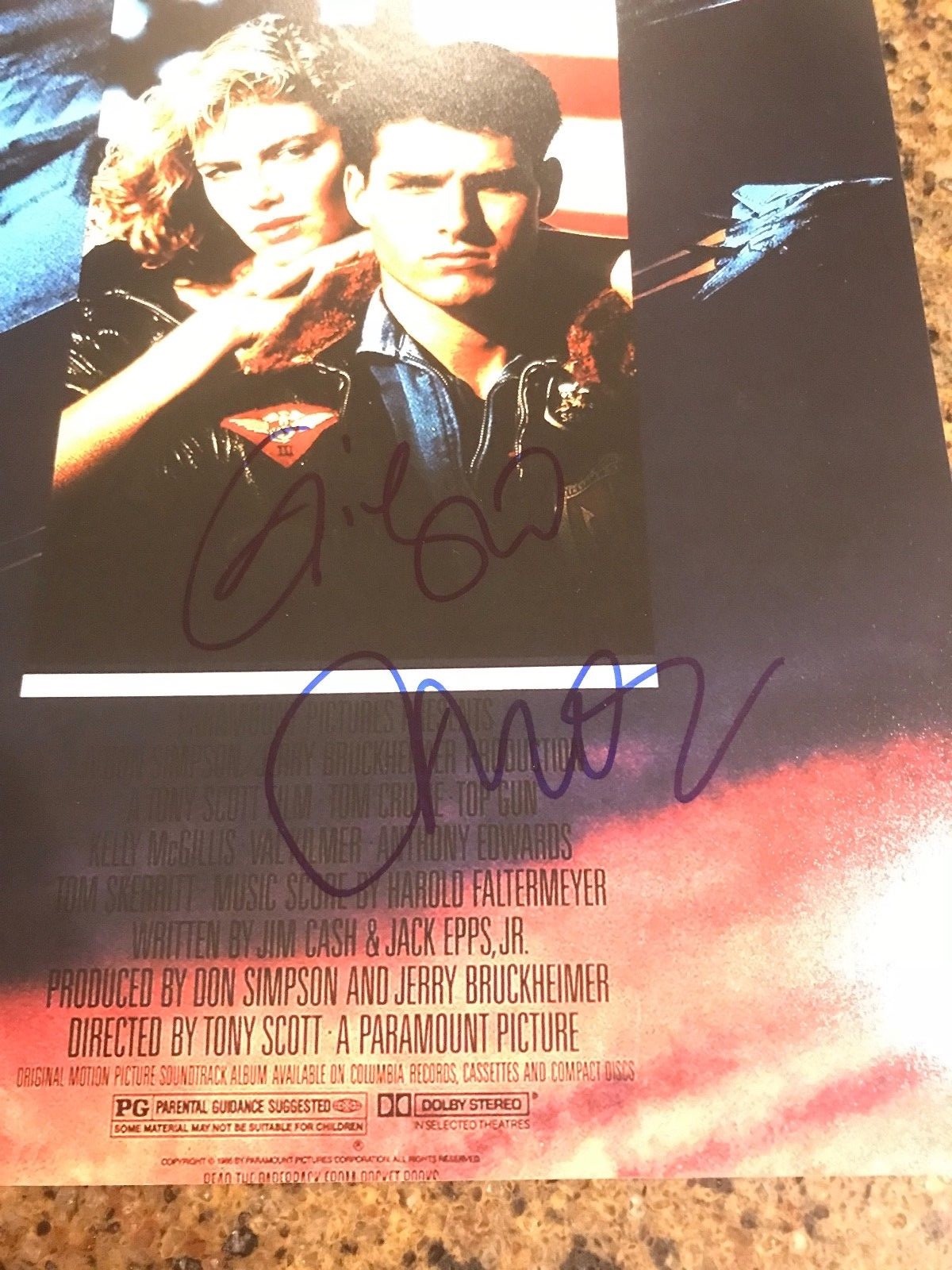 * GIORGIO MORODER * autographed signed 12x18 photo poster * TOP GUN * 1 ...