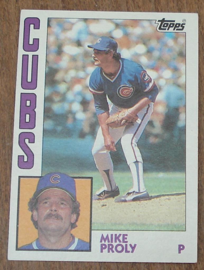 Mike Proly, Cubs, 1984 #437 Topps VG COND - GREAT COLLECTIBLE CARD | eBay