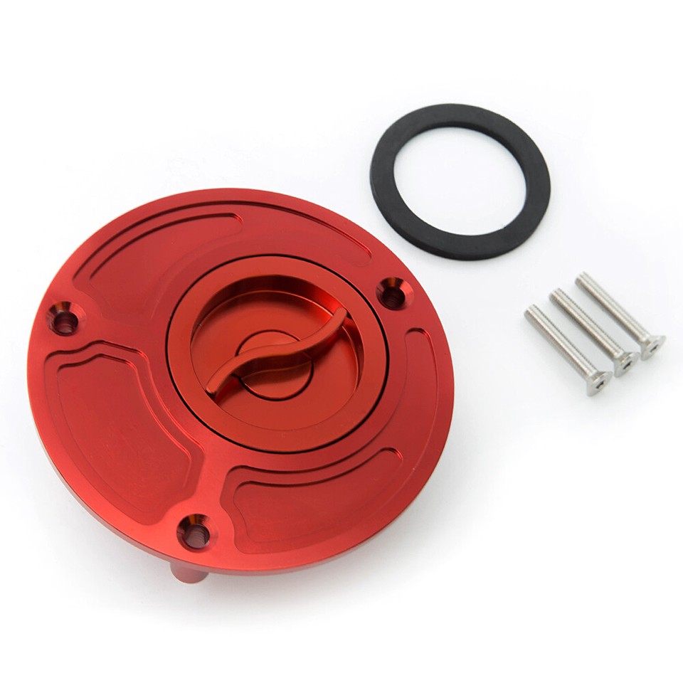 FXCNC Keyless Gas Fuel Tank Cap Cover For YZF R3 R25 R1 R6 FZ6 FZ8 FZ1 ...