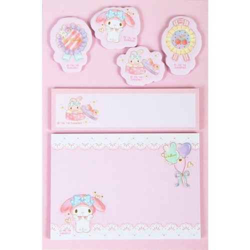 My Melody Tag Memo 6 patterns 20 sheets each Stationary Sticky Notes ...