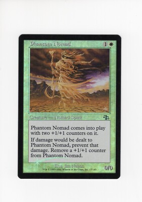 Phantom Nomad Judgment NM- very light clouding FOIL MTG Magic the ...