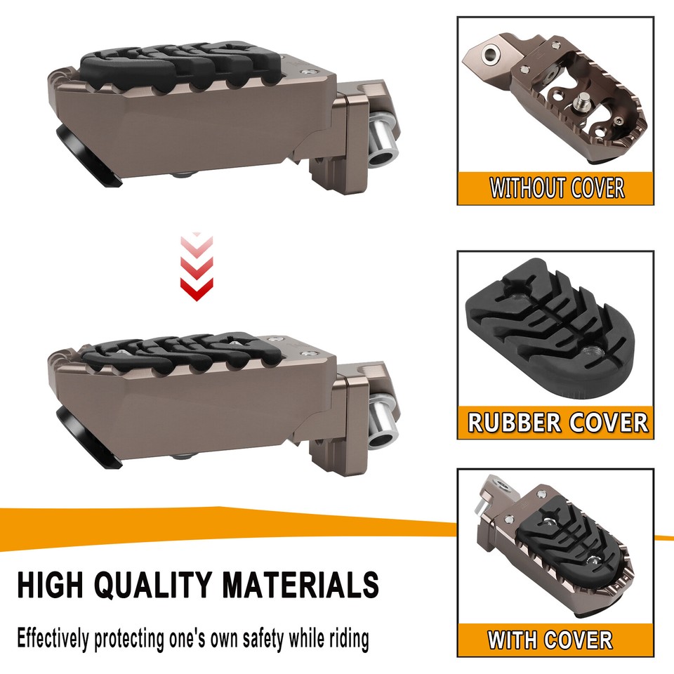 Wide Pivot Front Rider Foot Pegs Footrests For BMW R1250GS Adventure ...