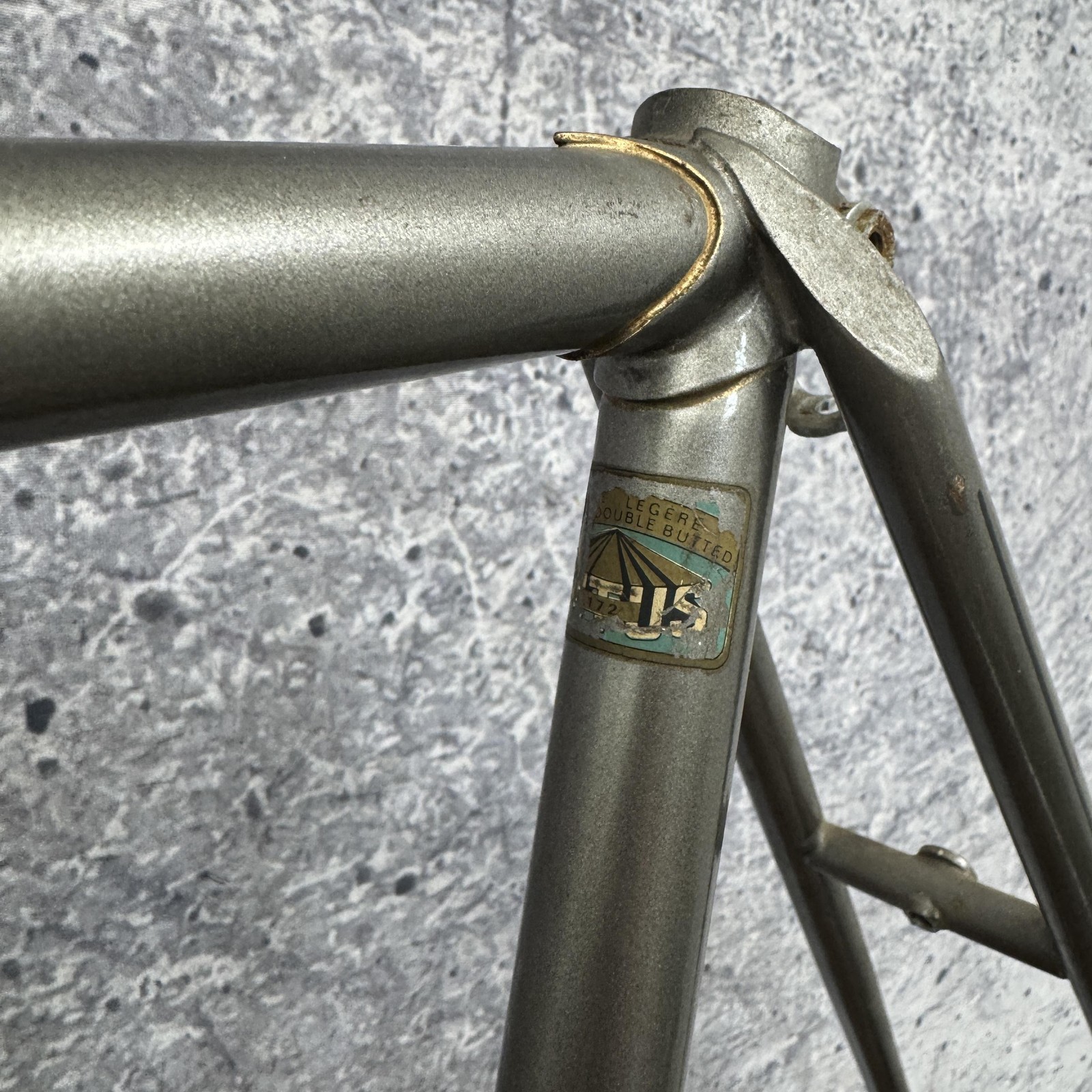 Vintage Motobecane Grand Touring Road Bike Frame 59cm Steel Silver 700c ...