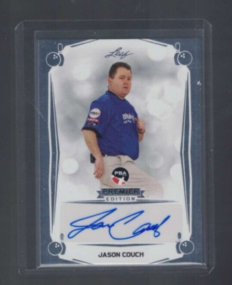 JASON COUCH AUTO Silver 2023 LEAF PBA PREMIER EDITION BOWLING #BA-JC1 ...