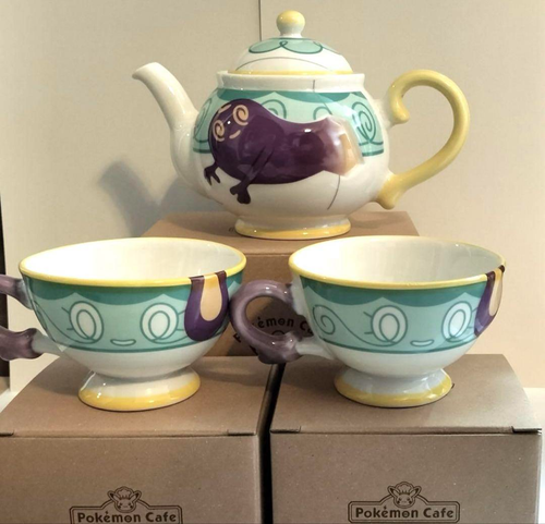 Pokemon Center Original Limited Pot Death Teapot & Yabacha Tea Cup Set ...