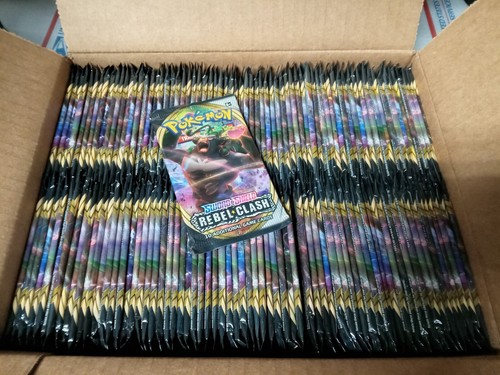 Pokemon TCG 217 Rebel Clash Booster Pack Lot New Factory Sealed SWSH | eBay